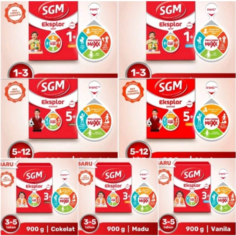 Jual SGM EXPLORER 1+ MADU VANILA 900g | Shopee Indonesia