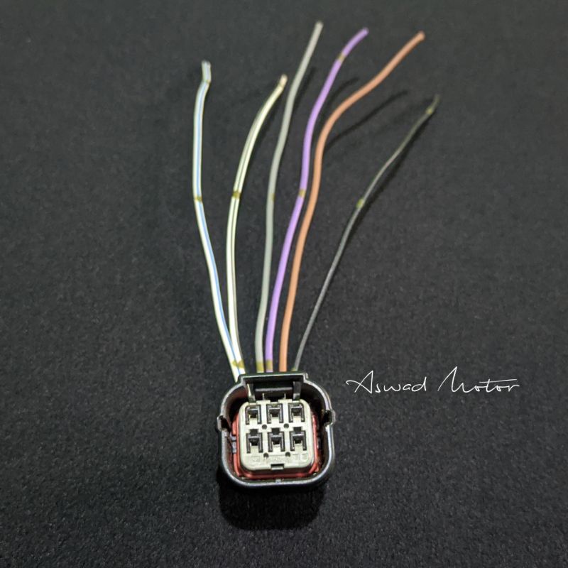 Jual Socket Sensor CKP Vario 125 KZR 6Pin / Soket Sensor CKP Honda ...