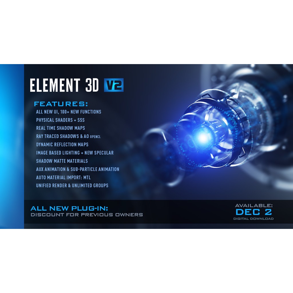 Jual Video Copilot Element 3D CE v2.2.2 Build 2168 Mega Pack | Shopee ...
