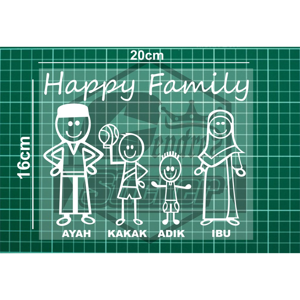 Jual stiker happy family | Shopee Indonesia