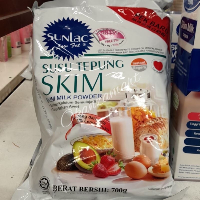 Jual Sunlac Skim Milk Powder Low Fat 700gr | Shopee Indonesia