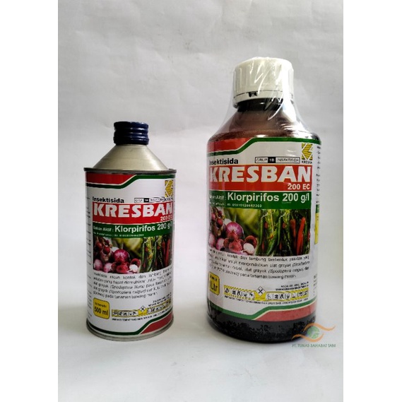 Jual INSEKTISIDA KRESBAN 200EC 100ML/500ML/1LT - Pengendali Hama Ulat ...