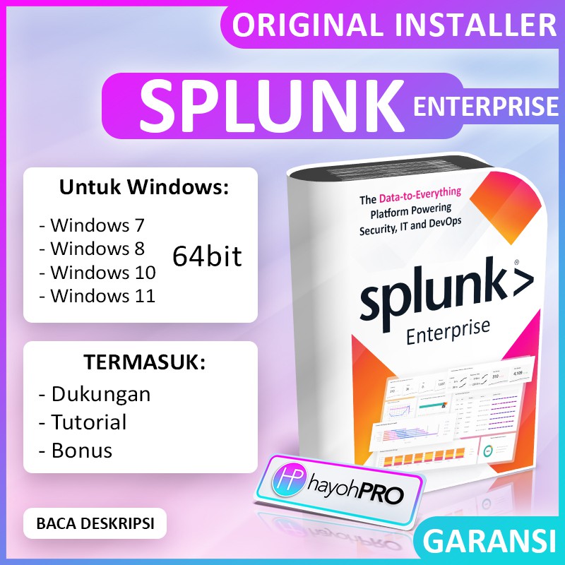 Jual Splunk Enterprise 8 - Windows 64 bit | Shopee Indonesia