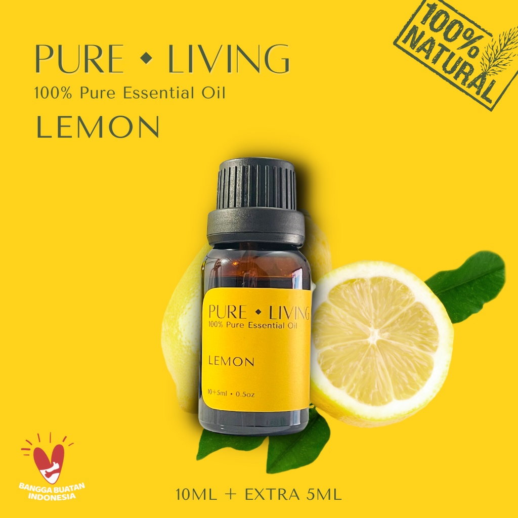 Jual Lemon - 100% Pure Essential Oil 15ml | Relaxation | Ramadan Kareem ...
