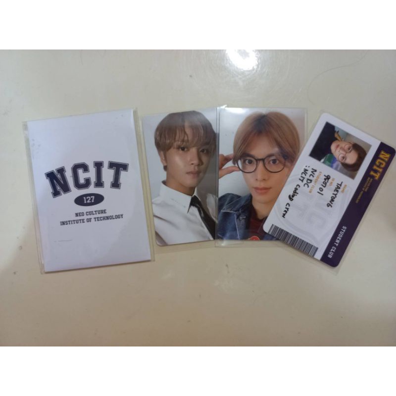 Jual photopack ncit set (haechan night, yuta day, id card taeyong ...