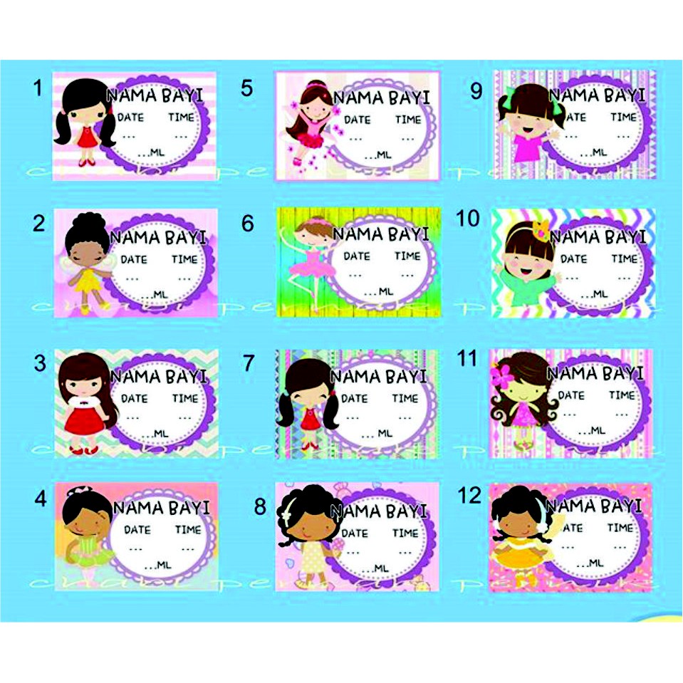 Jual Cetak Sticker Label ASI Murah Lebih Hemat (Isi 100Pcs) | Shopee ...