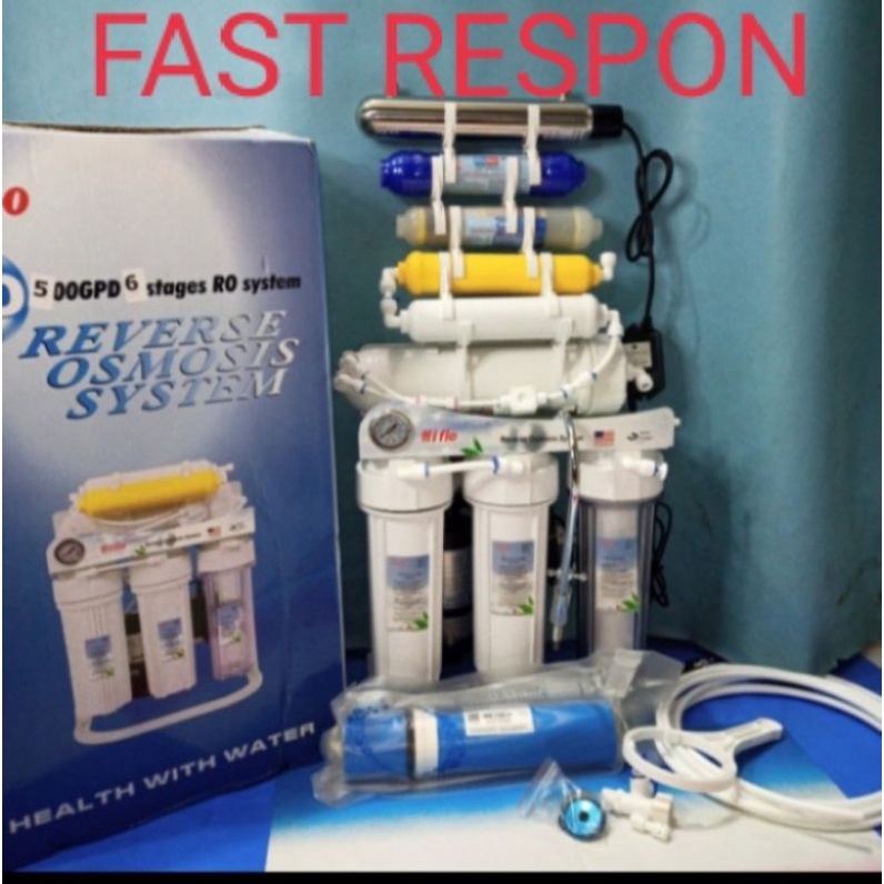 Jual Mesin RO 500 GPD 12 Step/Non UV atau Plus UV | Shopee Indonesia