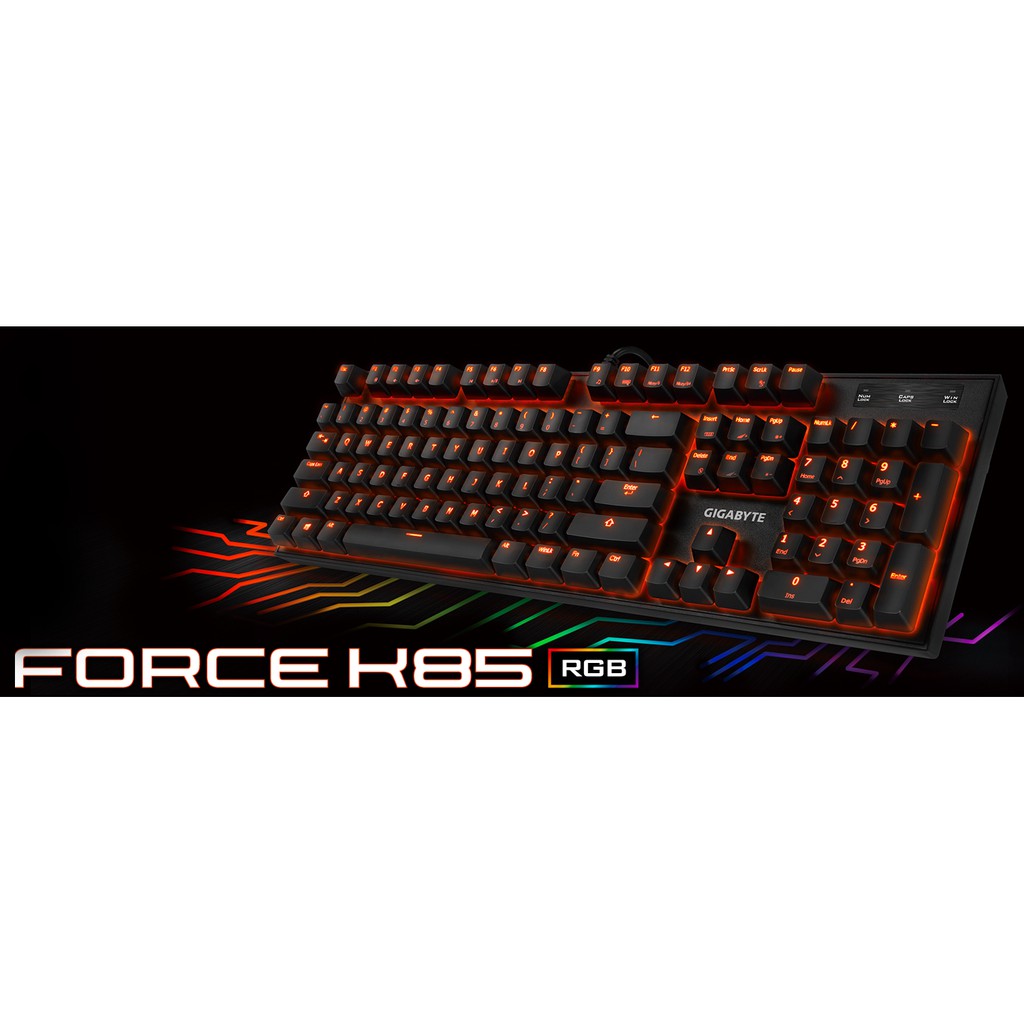 Jual Gigabyte GK-FORCE K85 Mechanical Red / Blue Switch - Gaming ...