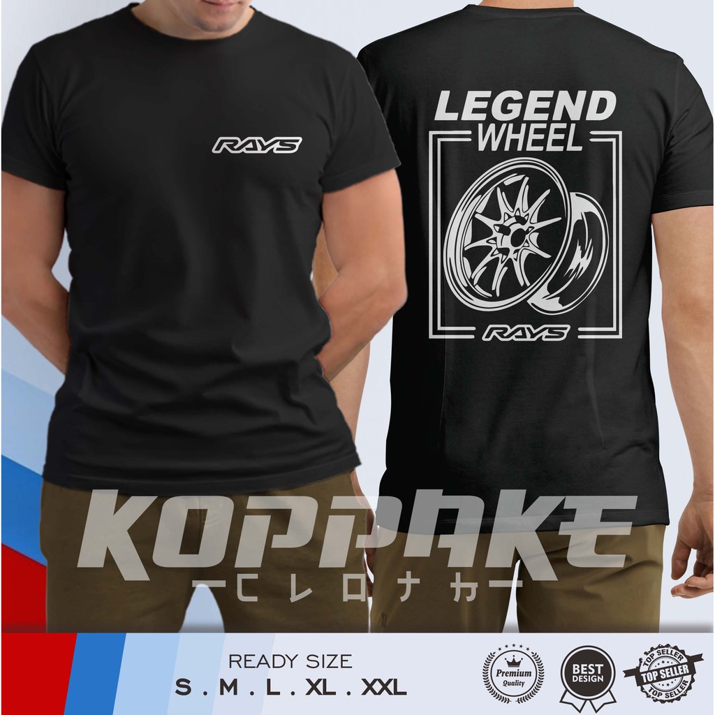 Jual Kaos Velg Rays CE28 Legend Wheels Baju Otomotif | Shopee Indonesia
