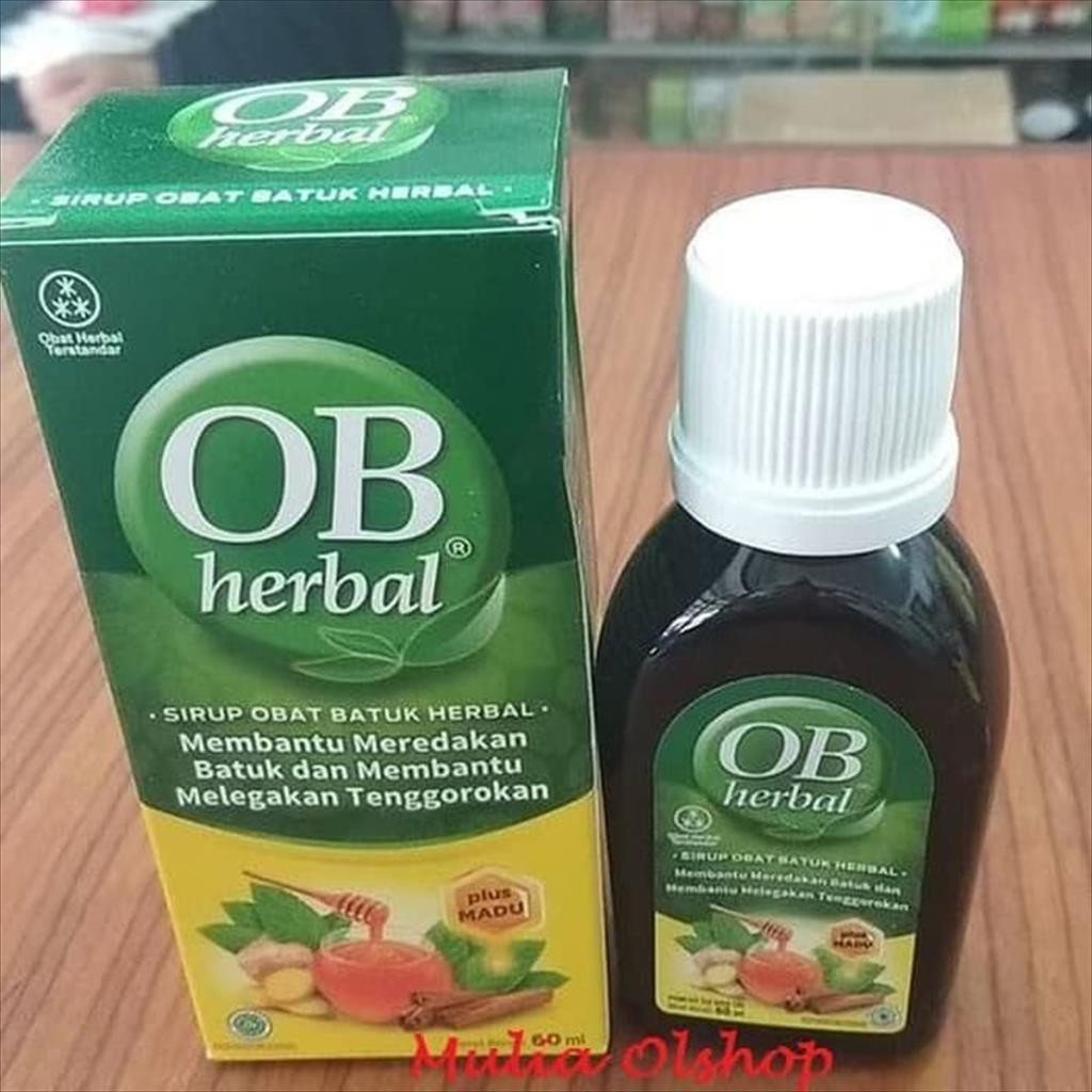 Jual OB HERBAL Sirup Obat Batuk Herbal Plus Madu 60 ml | Shopee Indonesia
