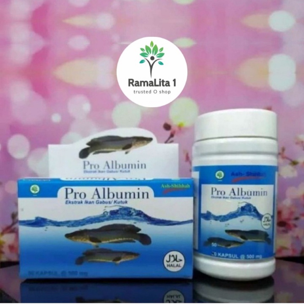 Jual Ekstrak Ikan Gabus Pro albumin Ash-Shihhah Ash Shihah 50 Kapsul Original | Shopee Indonesia