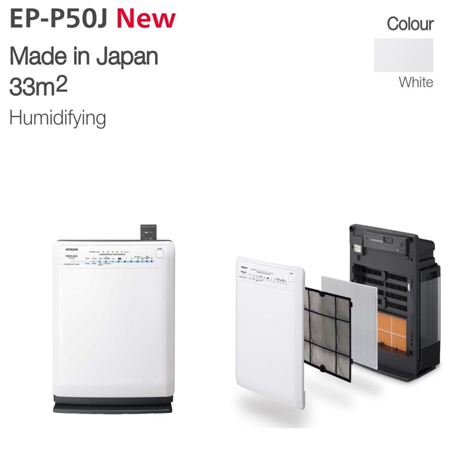 Jual AIR PURIFIER HITACHI EP-P50J(MADE IN JAPAN) | Shopee Indonesia