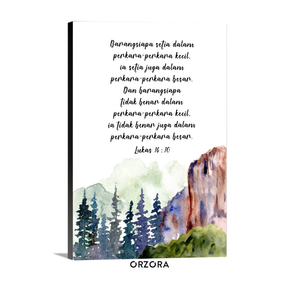 Jual Poster Rohani / Hiasan Dinding Inspiratif / Pajangan Dinding ...