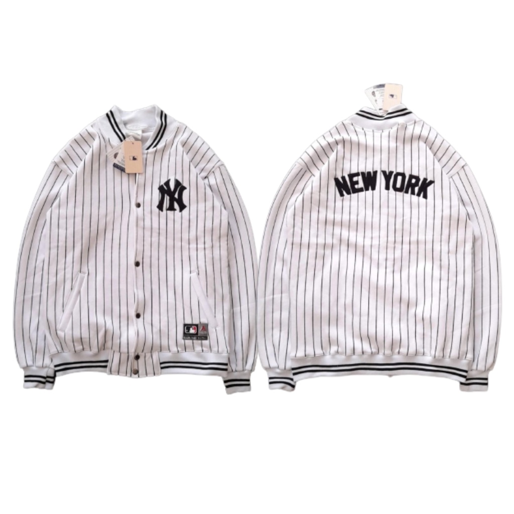 Jual Jaket Varsity Pria Wanita MLB SALUR Casual Good Brand Quality ...