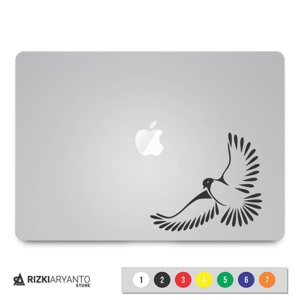 Jual Sticker - Stiker Burung Merpati Terbang Keren Dove Laptop Macbook ...