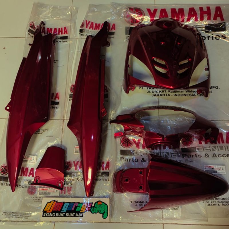 Jual body mio sporty merah marun original body alus mio sporty merah ...