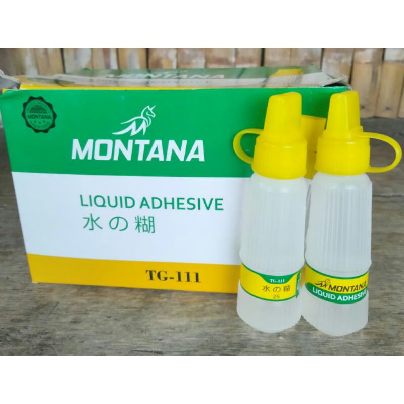 Jual LEM KERTAS KECIL GLUVINAL/MONTANA/X-LIME/LEM KERTAS CAIR 22ML ...