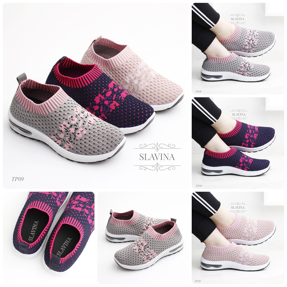 Jual Slavina Sneaker FlyKnit (3881) | Shopee Indonesia