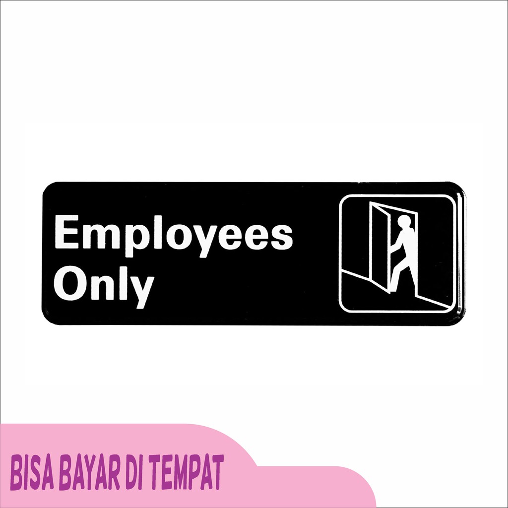 Jual Sign Akrilik Tulisan Papan Tanda Khusus Karyawan Bahan akrilik ...