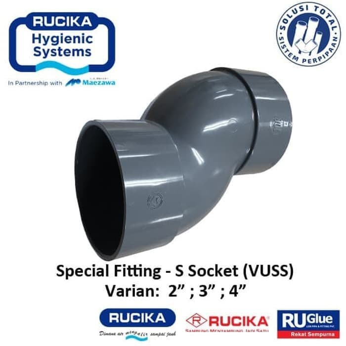 Jual SAMBUNGAN SOK SOCKET S VUSS 75mm 3" - SPECIAL FITTING RUCIKA ...