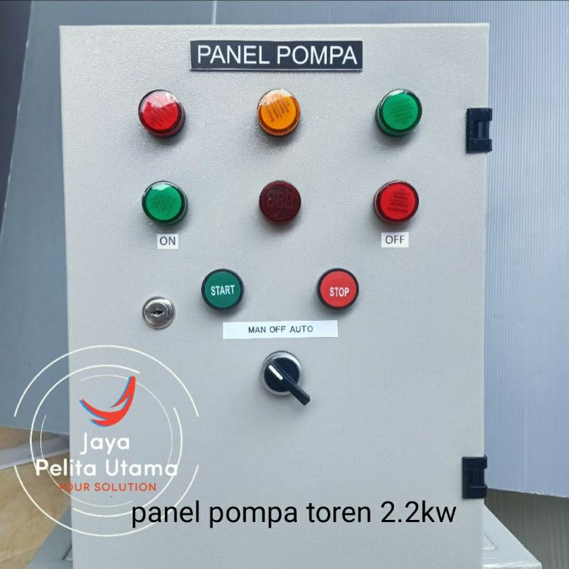 Jual Panel pompa Toren/tandon 3phase 2.2kw auto- manual | Shopee Indonesia