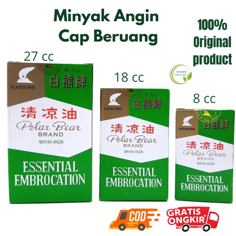 Jual Polar Bear Minyak Angin Beruang Essential Embrocation | Shopee ...