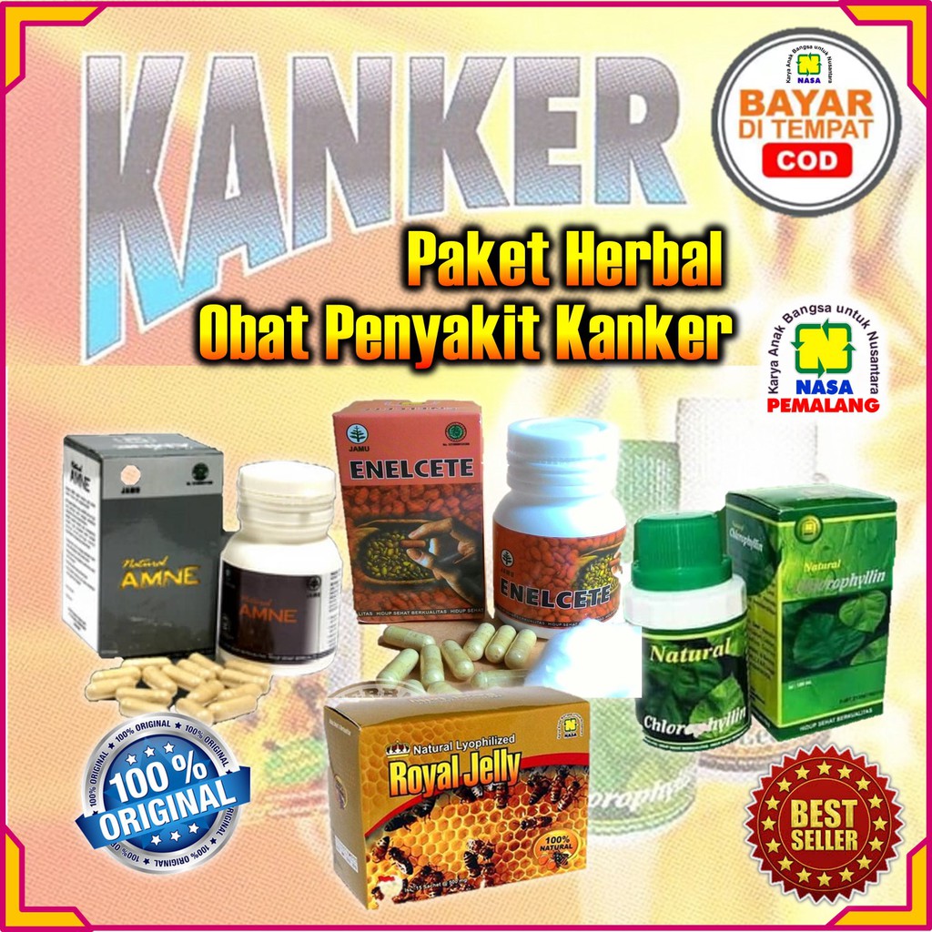 Jual PAKET HERBAL OBAT PENYAKIT KANKER NEO LECITHIN CHLOROPHYLLIN AMNE ...