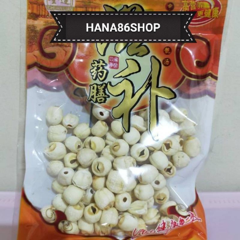 Jual Biji Teratai Premium/ White Lotus Seed kemasan 100gram | Shopee ...