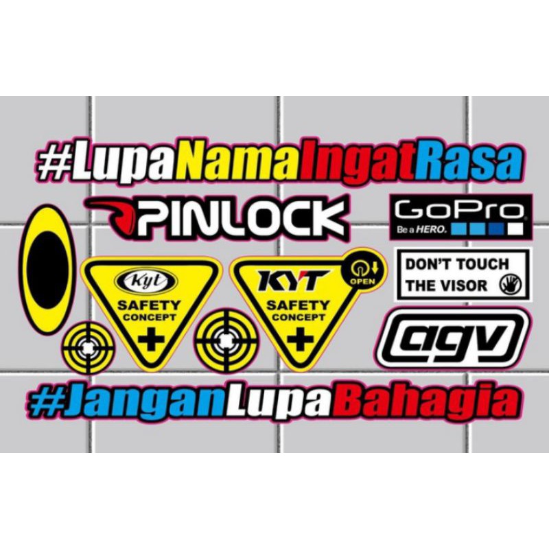 Jual sticker THAILOOK dan AGP STICKER. | Shopee Indonesia