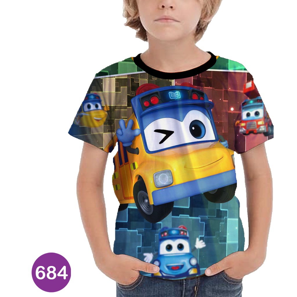 Jual Kaos GOGOBUS 3D Baju GoGoBus Anak Murah Meriah #COWO-684 | Shopee ...
