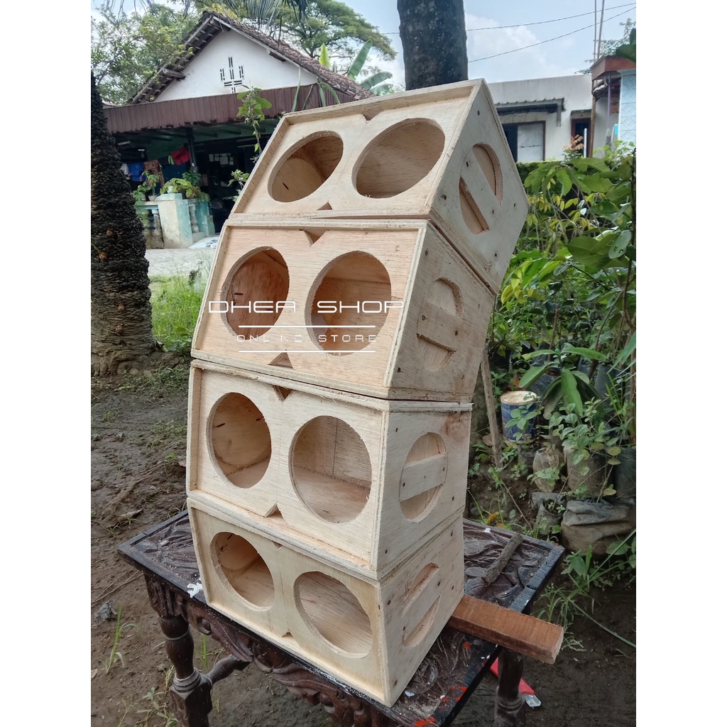 Jual Box Speaker Line Array 4 inch Double | Shopee Indonesia
