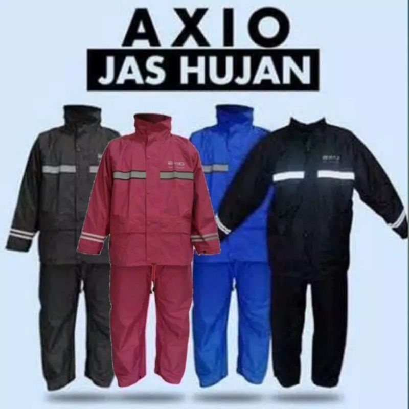 Jual JAS HUJAN AXIO ORIGINAL 100% BAHAN PARASIT TEBEL ANTI BOCOR BAHAN ...