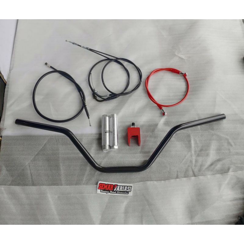Jual Paket Peninggi Motor 10cm Kabel Gas A+B Kabel Kopling KLX 100cm ...