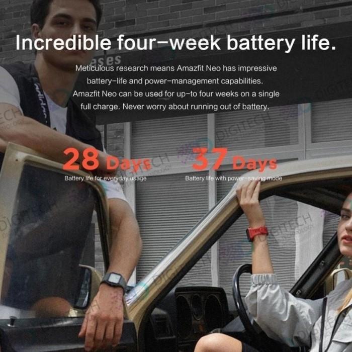 Jual AMAZFIT NEO RETRO SMARTWATCH HEART RATE SPORT GARANSI RESMI 1 ...
