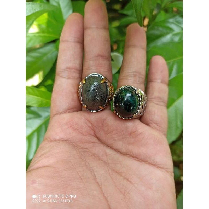 Jual Paket Cincin Badar Besi Hitam & Hijau (N) | Shopee Indonesia