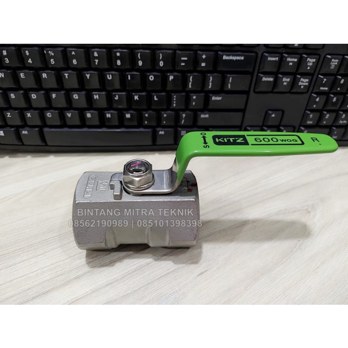 Jual BALL VALVE KITZ SS316 UTKM 600WOG 1 1/2" | Shopee Indonesia