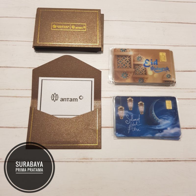 Jual LM Logam Mulia Emas Antam Gift Series 0,5 / 0.5 - 1 gr gram Idul ...