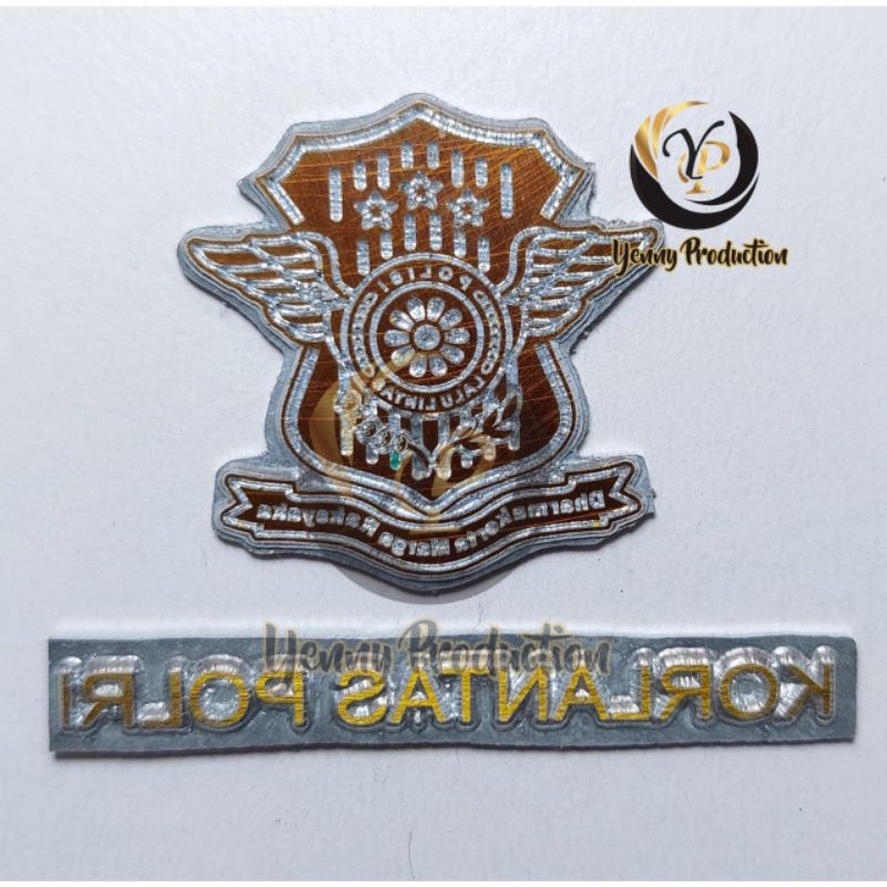 Jual cetakan emboss logo korlantas tebal 3mm | Shopee Indonesia