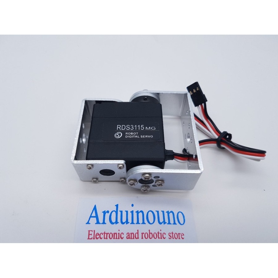 Jual double head motor servo RDS3115mg 15kg 270 degree metal gear ...