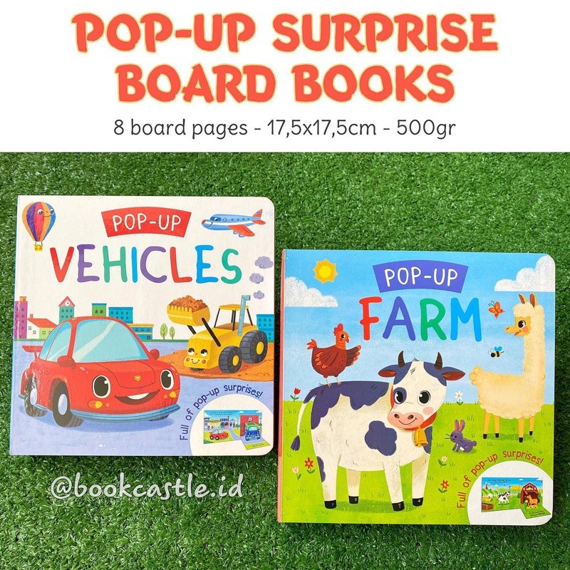 Jual Pop Up Farm & Pop-Up Vehicles book buku anak | Shopee Indonesia