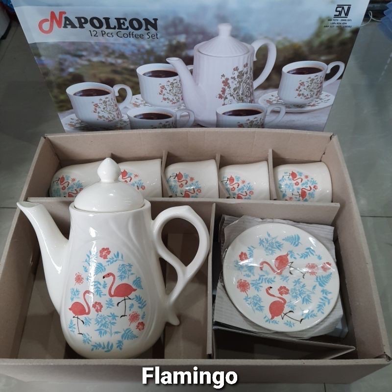 Jual SALE!! COFFE SET NAPOLEON 12 PC / TEA SET / GELAS CANGKIR SET ...