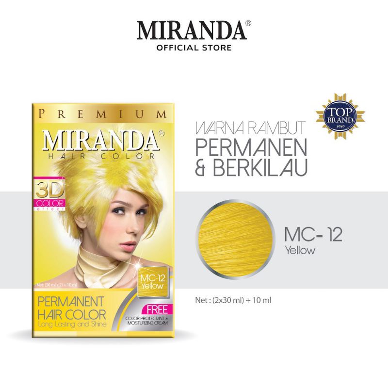 Jual MIRANDA HAIR COLOR/SEMIR RAMBUT 30g (KEMASAN BARU) | Shopee Indonesia