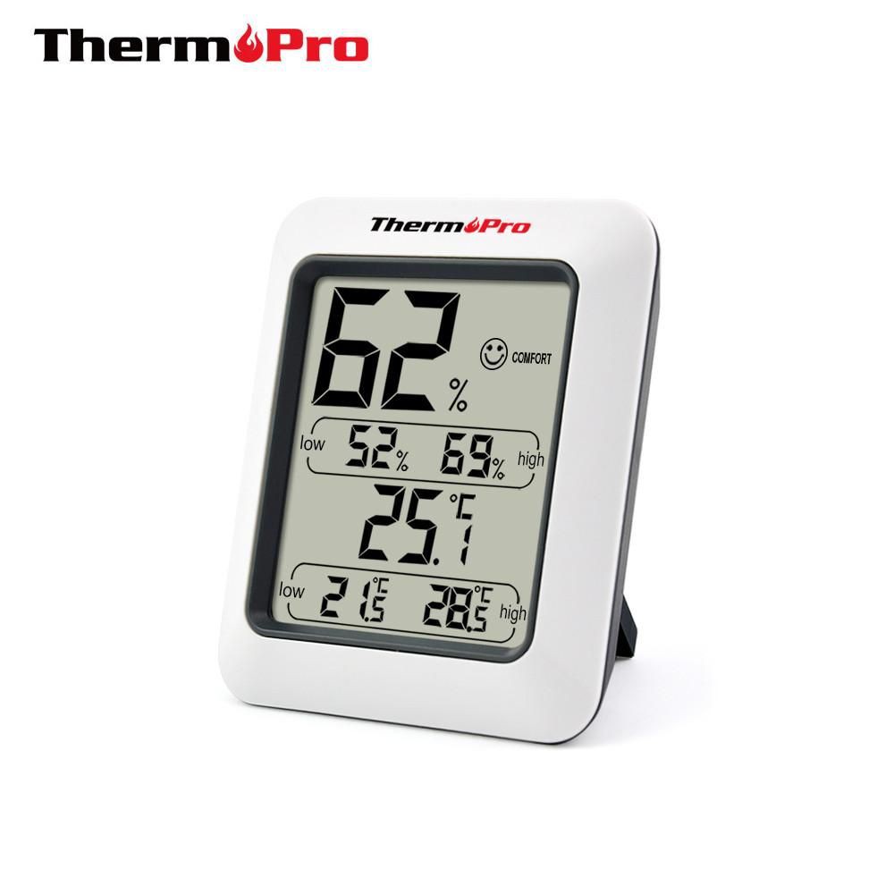 Jual Thermometer Hygrometer ThermoPro TP-50 Temperature Humidity TP50 ...