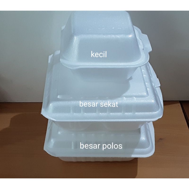 Jual styrofoam foam burger / seblak / kotak sekat | Shopee Indonesia
