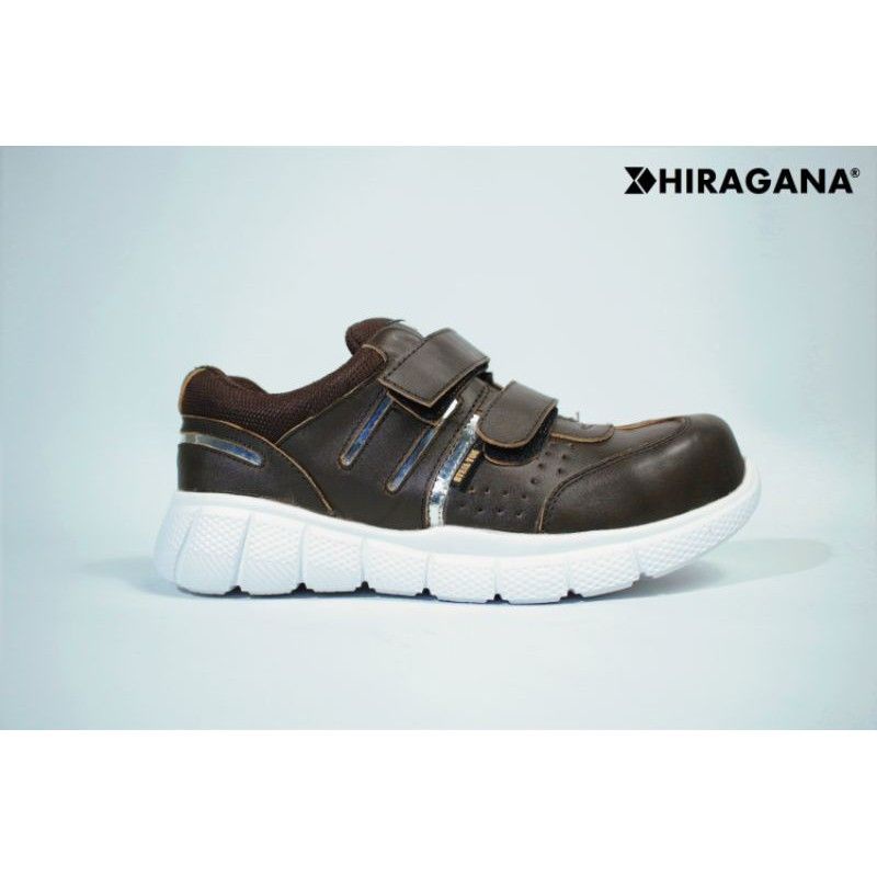 Jual Sepatu Safety Velcro Original Hiragana Ujung Besi- Saitama Dark ...