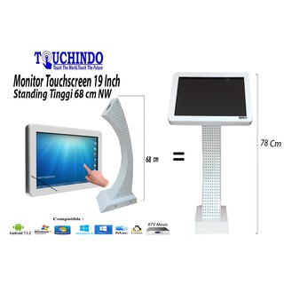 Jual Monitor Touchscreen 19 inch Standing Tinggi (FB19TCD - Black ...