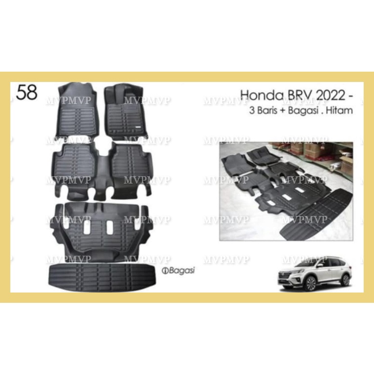 Jual Karpet 5D Mobil Honda BRV 2022 Up Full Set | Shopee Indonesia
