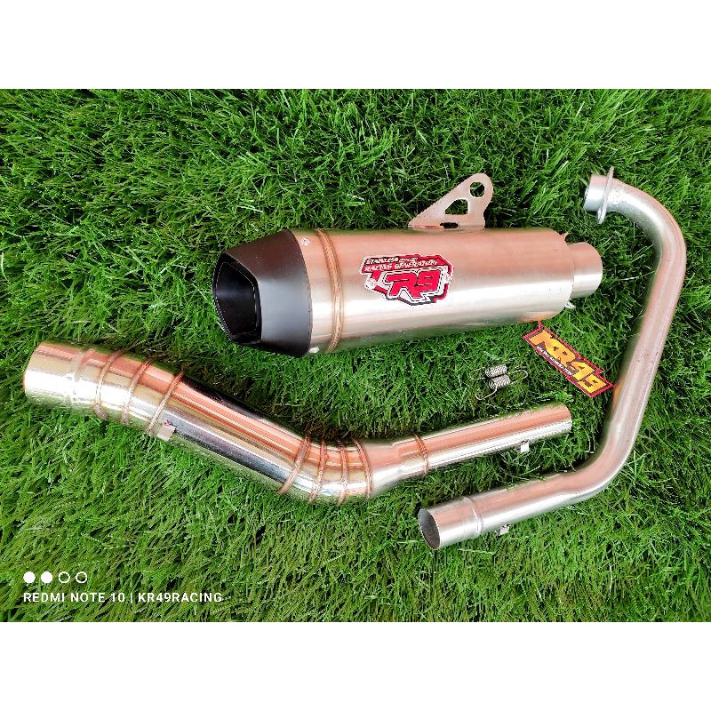 Jual KNALPOT RACING R9 ALPHA PNP VIXION R15 CBR BYSON GSX MEGAPRO VERZA ...