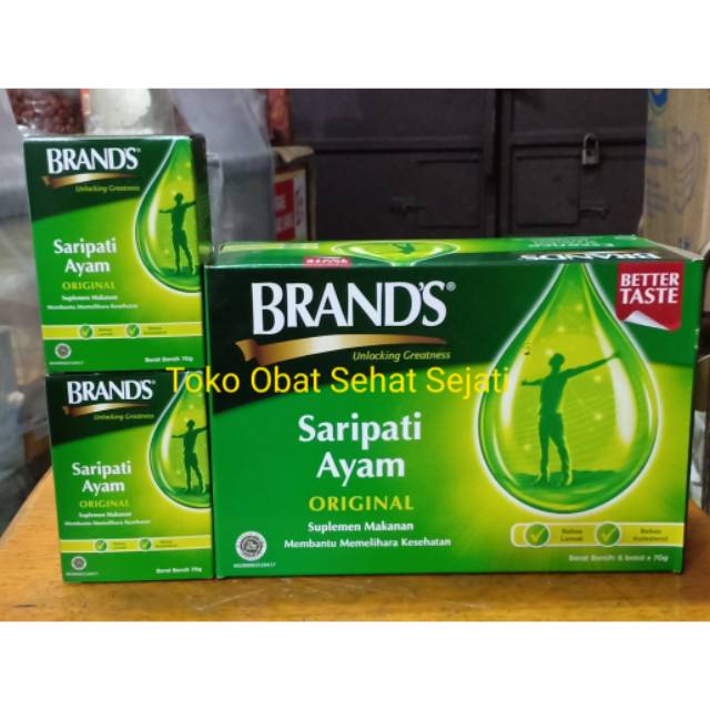 Jual Brand's Saripati Ayam Original isi 6 Botol suplemen | Shopee Indonesia