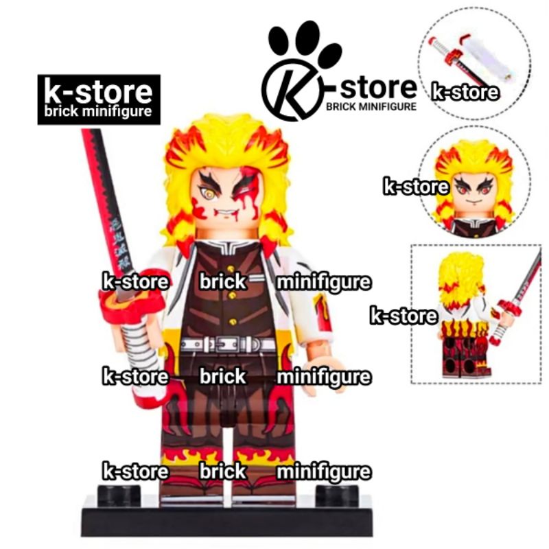 Jual lego demon slayer kimetsu no yaiba the movie mugen train kyojuro ...